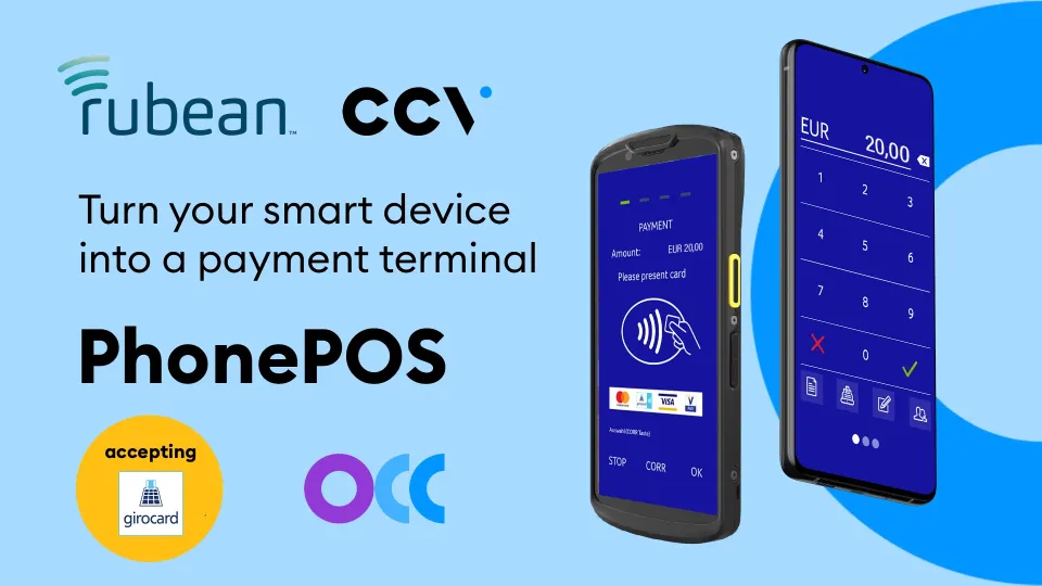 CCV & Rubean: Shaping the future of payments together with our own SoftPOS solution. | CCV EU